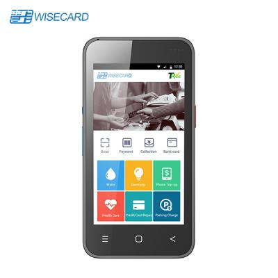 China Smartphone Android POS Terminal , Portable Credit Card Swipe Machine for sale