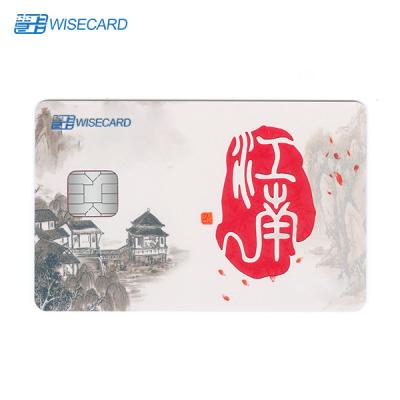 China PVC Smart Prepaid Card 85.5x54mm with Immersion Carving Printing and EMV Chip Technology for sale