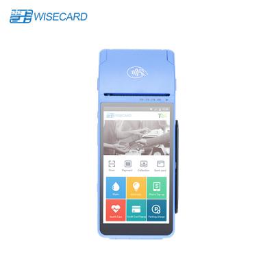 China WCT-S8 Android 7 Smart POS Terminal with 5.5-inch Display, NFC Card Reader and Built-in Thermal Receipt Printer for sale