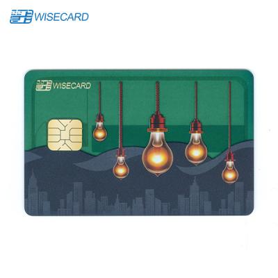 China Wire Color Circle Printing Chip Contactless Business Card for sale