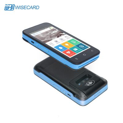China Android POS Terminal 4.5 inch Touch Screen 1D 2D Barcode Scanner Card Reader 3000mAh for sale