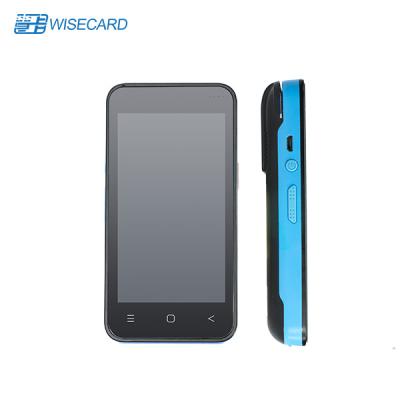China Mini Android POS Terminal 4.5 Inch Touch Screen 1D 2D Scanner Card Reader 3000mAh for sale