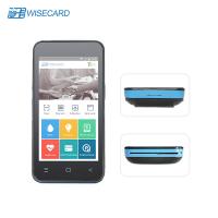 China 4.5 Inch Handheld Android POS Terminal with NFC Barcode Scanner 1GB RAM 8GB Flash for sale