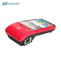 China Handheld Android POS Terminal with Fingerprint Reader 5.5 inch 5800mAh for sale