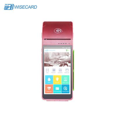 China FBI Certified Android POS Terminal 4 Core 5.5 Inch with Fingerprint Reader 5800mAh for sale