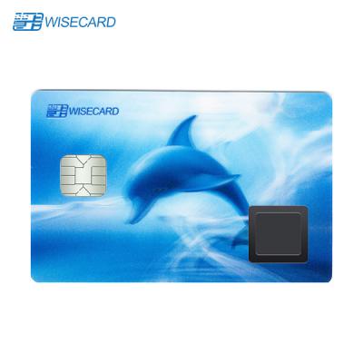 China High Secured Fingerprint Smart Card CR80 85.5x54mm for Stand Alone Authentication for sale