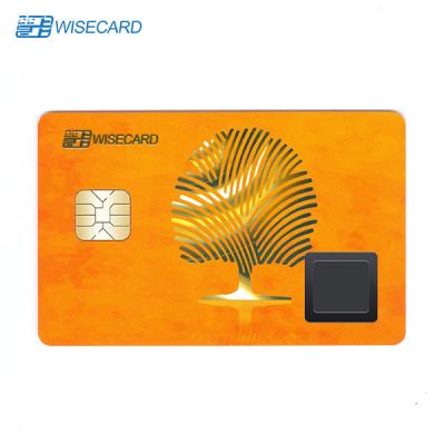 China WCT High Secured Fingerprint Smart Card CR80 85.5x54mm for Biometric Solution for sale