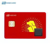 China CR80 Biometric Fingerprint Smart Card for Secure Payment Solutions for sale