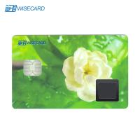 China Multi Purpose Card Payment Biometric RFID Card With Chip Magstripe for sale