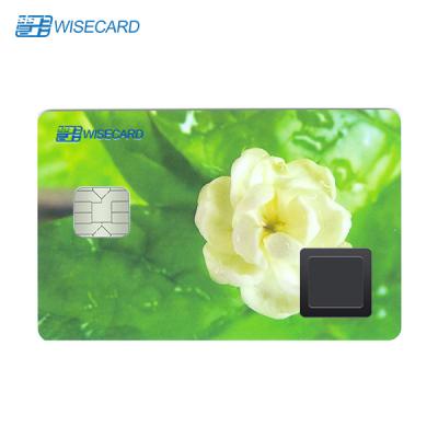China Multi Purpose Card Payment Biometric RFID Card With Chip Magstripe for sale