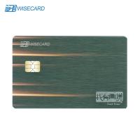 China Custom Metal Contactless Smart Card 85x54mm with Chip Magstripe Fingerprint for Payment ID for sale