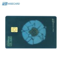 China Customized Metal Smart Card With Chip Magstripe Fingerprint Access Control for sale