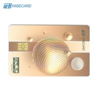 China 85.5x54x0.76mm Stylish Metal Fingerprint Payment Card for sale