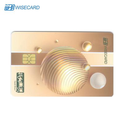 China 85.5x54x0.76mm Stylish Metal Fingerprint Payment Card for sale