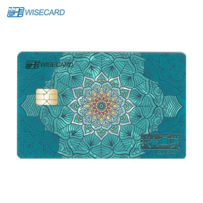 China CR80 Metal Credit Card With Chip Magstripe Fingerprint Access Control for sale