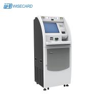 China Touch Screen Smart Teller Cash Dispenser Machine 19 Inch 600 Card Capacity for sale
