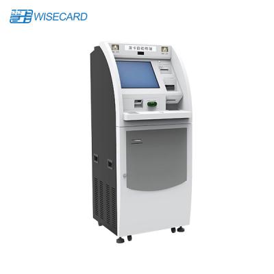 China Touch Screen Smart Teller Cash Dispenser Machine 19 Inch 600 Card Capacity for sale