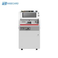 China Self Service Video Smart Teller Machine 19 Inch Touchscreen Card Printer Scanner for sale