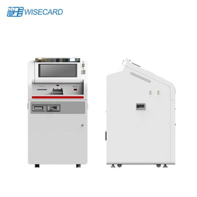 China WCT-260T Touch Screen Intelligent Cash Deposit Machine with 600 Card Capacity and 66×77×120cm Dimensions for sale