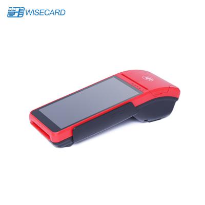 China 5800mAh Android POS Terminal with QR Code Scanner and 5.5 Inch Touch Screen for sale
