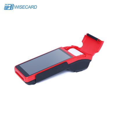 China Handheld Android POS Terminal 5.5 inch 5800mAh 4 PSAM Slots EMV PBOC Payment for sale