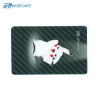 China RFID HF 13.56MHz NFC Business Paper Card ISO7816 0.84mm Height Biometric Fingerprint for sale