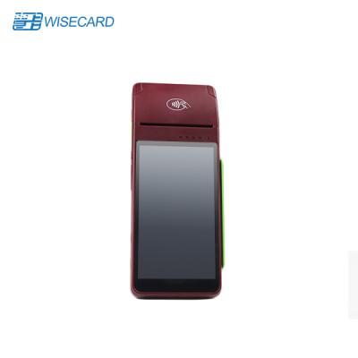 China 5800mAh Nfc Android Mobile Pos Terminal Portable Lottery Pos Terminal Machine for sale