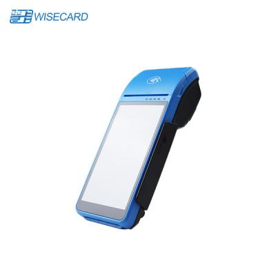 China Android 7.0 POS Terminal 5800mAh 4G LTE NFC Handheld Payment Machine with Printer for sale