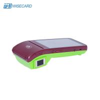 China 5800mAh Biometric Mobile POS Terminal 4 PSAM PCI EMMC 5.5 Inch Touch Screen for sale