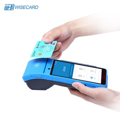 China PBOC EMV 5M Pixel Touch Screen POS Terminal PCI 5800mAh Handheld for sale