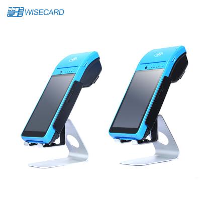 China DC HSPA Wireless POS Terminal EDGE GPRS 4 PSAM With NFC Barcode Scanner for sale