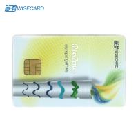 China Biometric EMV Smart Card with Fingerprint Sensor CMYK Offset Printing 85.5x54mm for sale