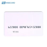 China WCT PVC RFID ID Card ISO14443A Frosted NFC Anti Scratch Custom Size 85.5x54mm for sale