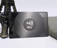 China WCT Stainless Steel Metal Business Card 1.5mm Printable Access Control Card for sale