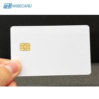 China SLE 4428 PVC Smart Blank Contact IC Card 10pcs RFID Communication Interface for sale