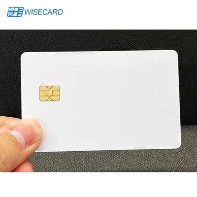 China SLE 4428 PVC Smart Blank Contact IC Card 10pcs RFID Communication Interface for sale