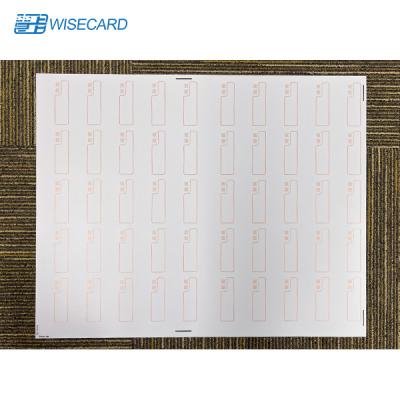 China Wisecard RFID Prelaminate Inlay PVC PETG PC Housing 190um to 500um Thickness for sale