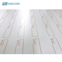 China Wisecard LF HF UHF RFID Prelam Inlay for EMV Smart Card 125 kHz 13.56 MHz for sale