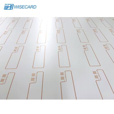 China Wisecard LF HF UHF RFID Prelam Inlay for EMV Smart Card 125 kHz 13.56 MHz for sale