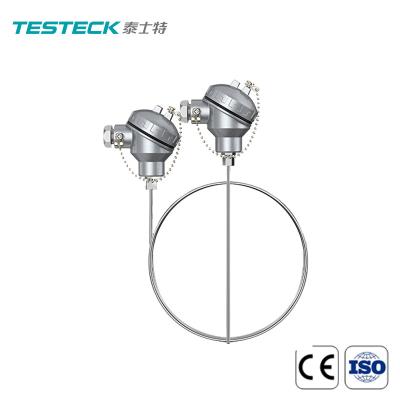 China Armoured N Type Thermocouple Temperature Sensor Accurate Measurement for sale
