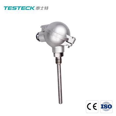 China Threaded Thermocouple Temperature Sensor 304 Stainless Steel Material for sale