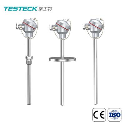 China Class A SS304 RTD Temperature Sensor Pt100 Probe With Transmitter for sale