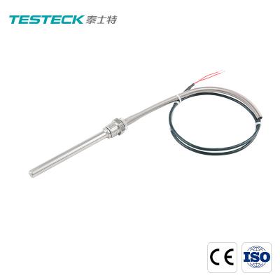 China Stainless Steel Bearing Rtd Pt100 Three Wire Temperature Sensor for sale
