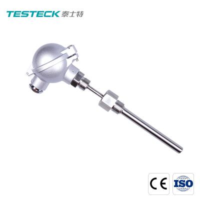 China SUS321 SUS304 Pipeline Temperature Sensors Pt100 3 Wire Sensor for sale