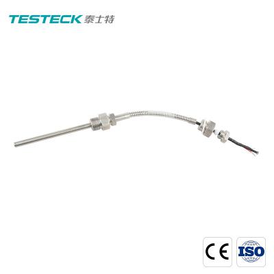 China Oil Leakage Proof PT100 3 Wire Rtd Temperature Sensor With Sealing Wire for sale