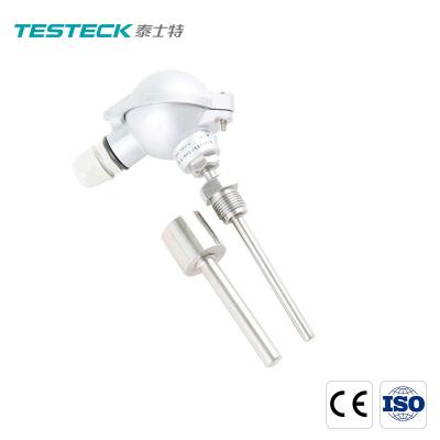 China SS304 Pipeline Temperature Sensors Stainless Steel Pt100 Temperature Probe for sale