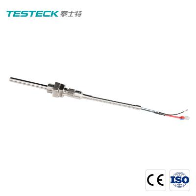 China Pipeline Thermocouple Rtd Pt100 Temperature Sensor With Sleeve for sale