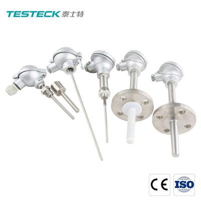 China Fixed Thread High Temperature K Type Thermocouple Rtd Pt100 Sensor for sale