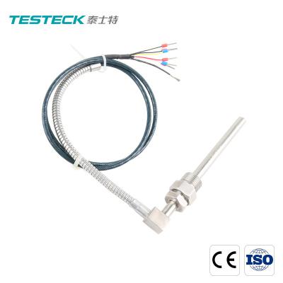 China Movable Thread Fixed RTD Temperature Sensor Thermal Resistance Measures for sale