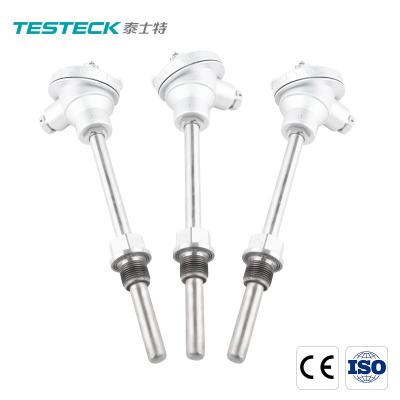 China Cu50 Cement Boiler Thermocouple Temperature Sensor Wear Resistant for sale